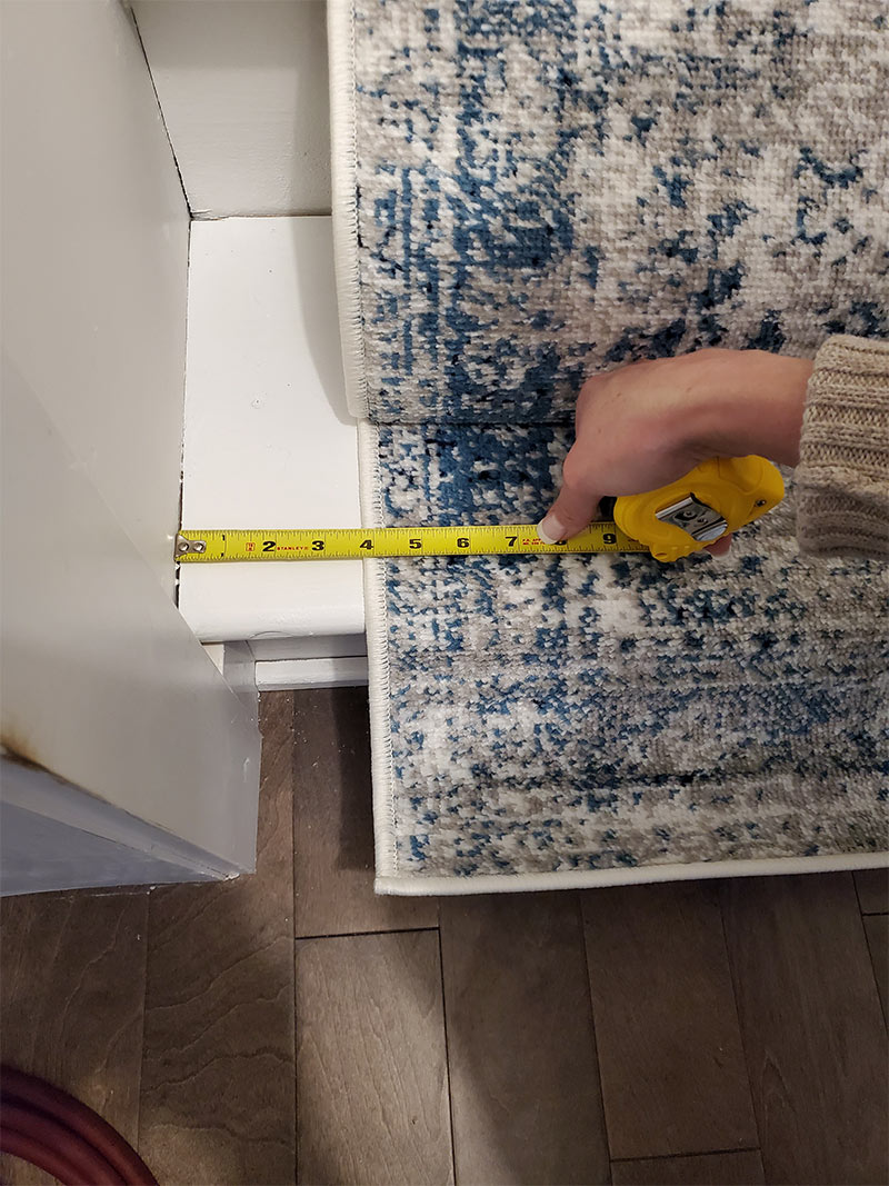 DIY Stair Runner - Staged for Upsell