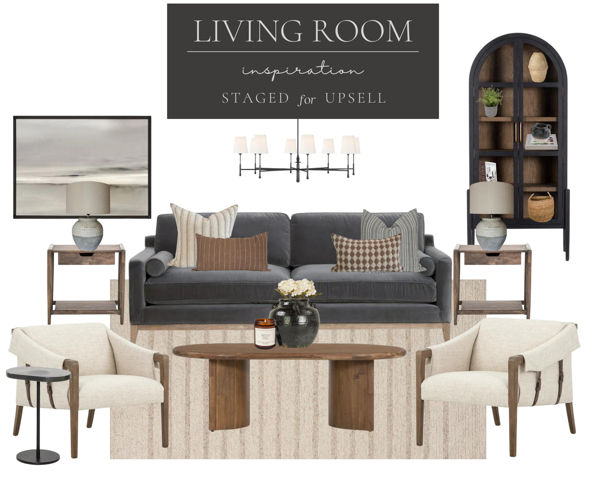The Art of Living: Creating a Beautiful Living Room Space - Staged for ...